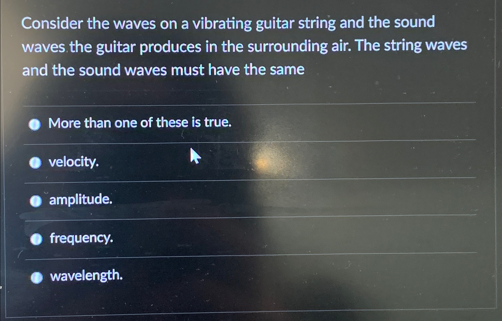 Solved Consider the waves on a vibrating guitar string and | Chegg.com
