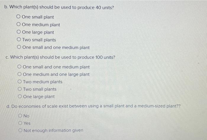 Solved Economies of scale are reductions in average Multiple | Chegg.com