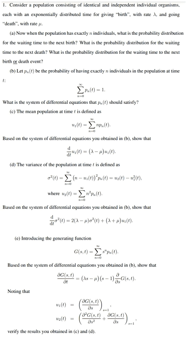 Solved by an EXPERT Consider a population consisting of ﻿identical and | Chegg.com