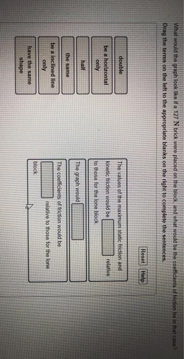Solved In a laboratory experiment on friction, a 127-N block | Chegg.com
