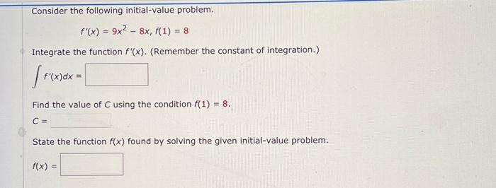 Solved Consider the following initial-value problem. | Chegg.com