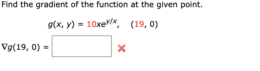 Solved Find the gradient of the function at the given | Chegg.com