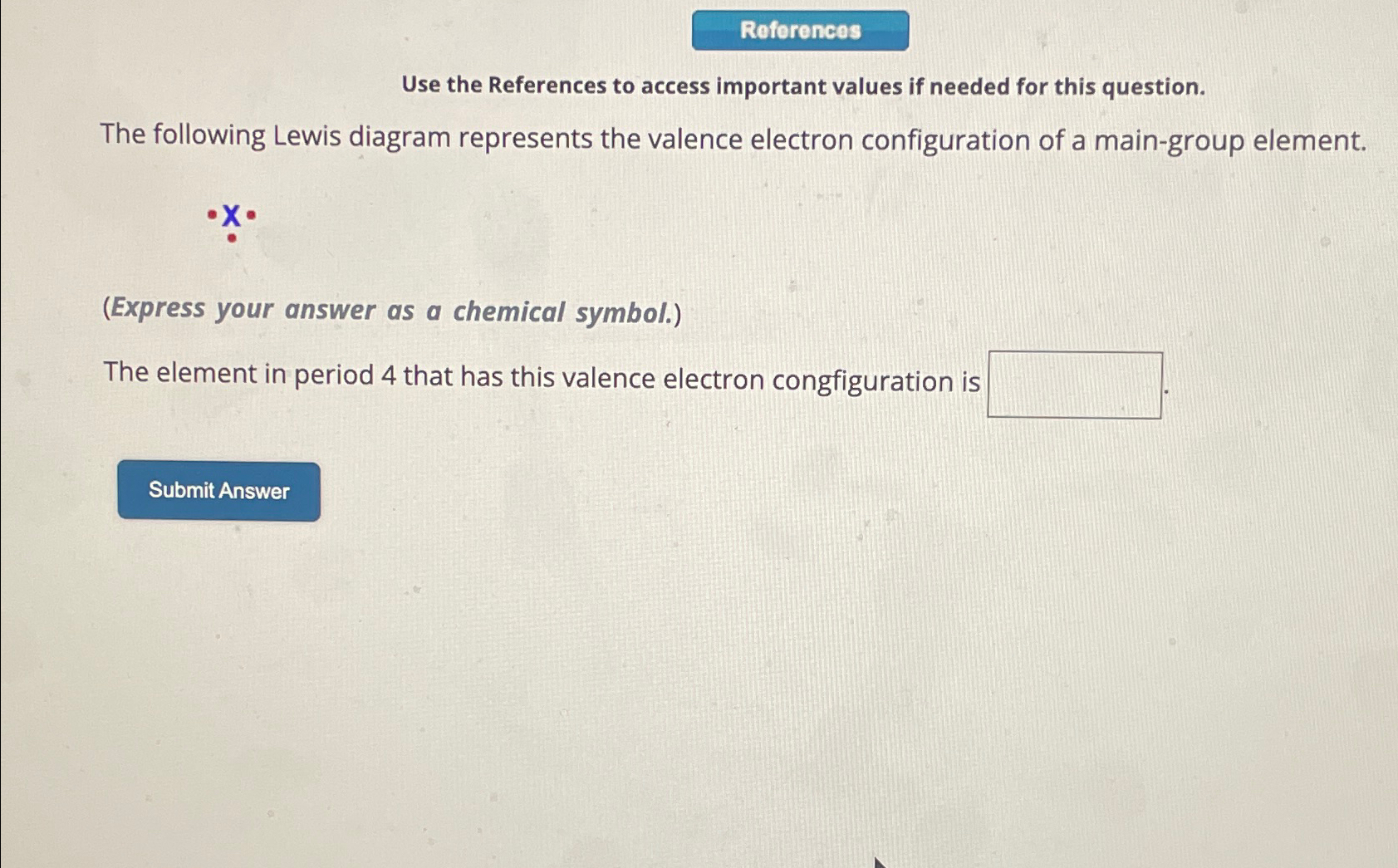 Solved Use the References to access important values if | Chegg.com