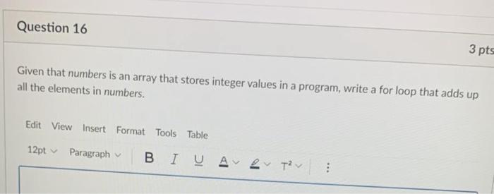 Solved D Question 14 2 pts Rewrite the following loop using | Chegg.com