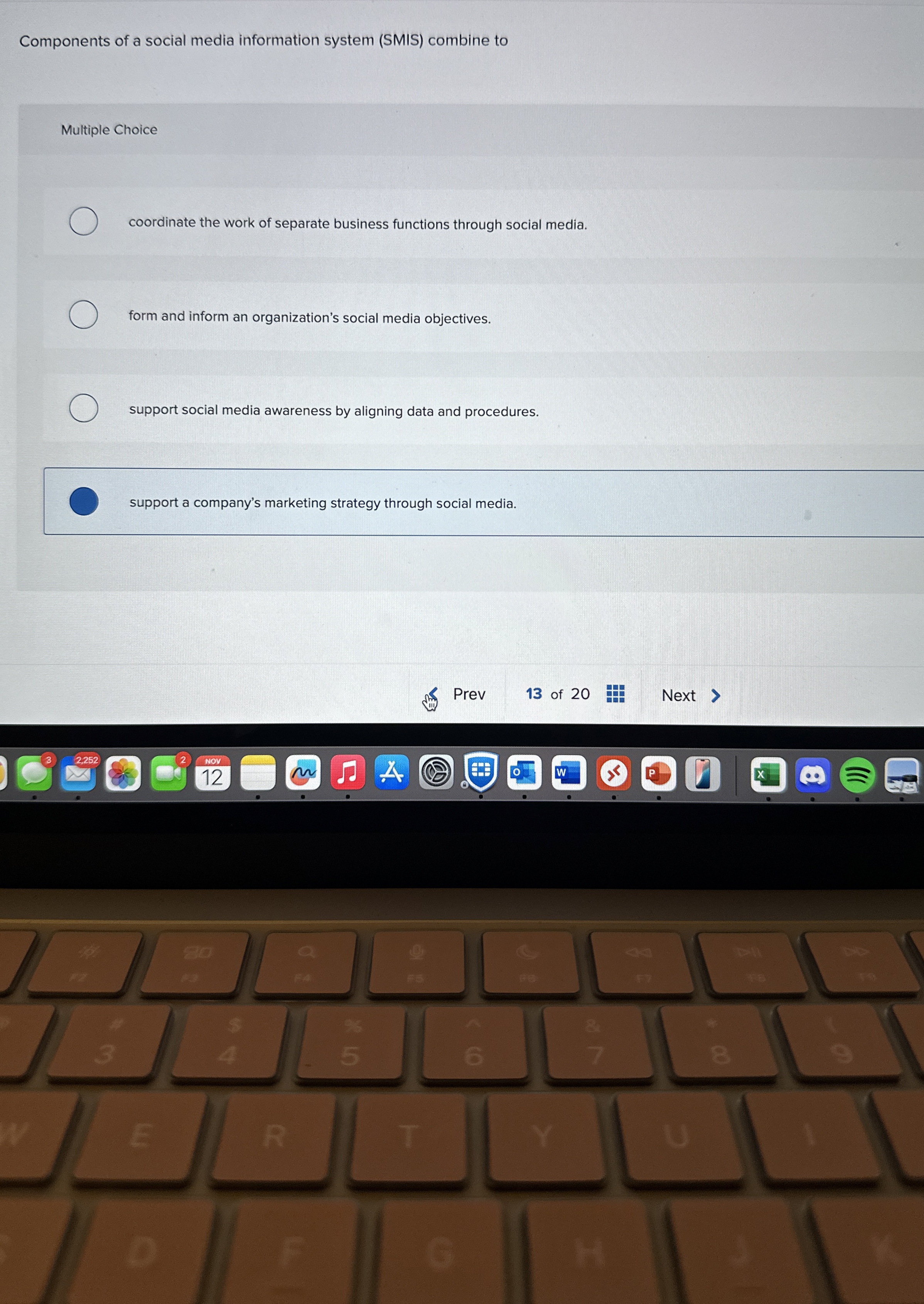 Solved Components of a social media information system | Chegg.com