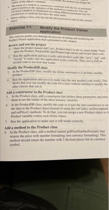 Solved Murachs java 6th edition.. please break down or | Chegg.com