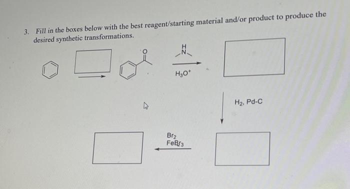 Solved 3. Fill in the boxes below with the best | Chegg.com