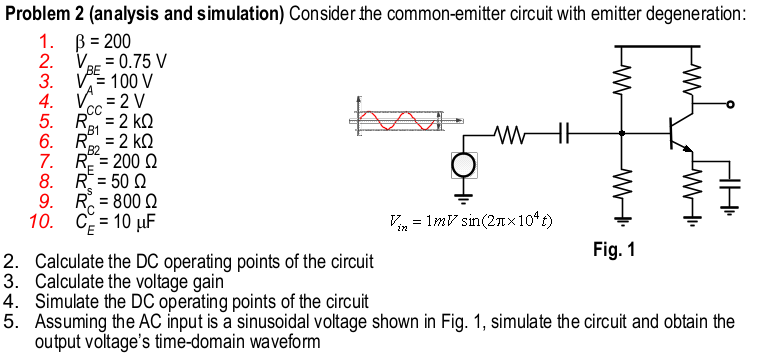 Solved Problem 2 (analysis and simulation) ﻿Consider the | Chegg.com