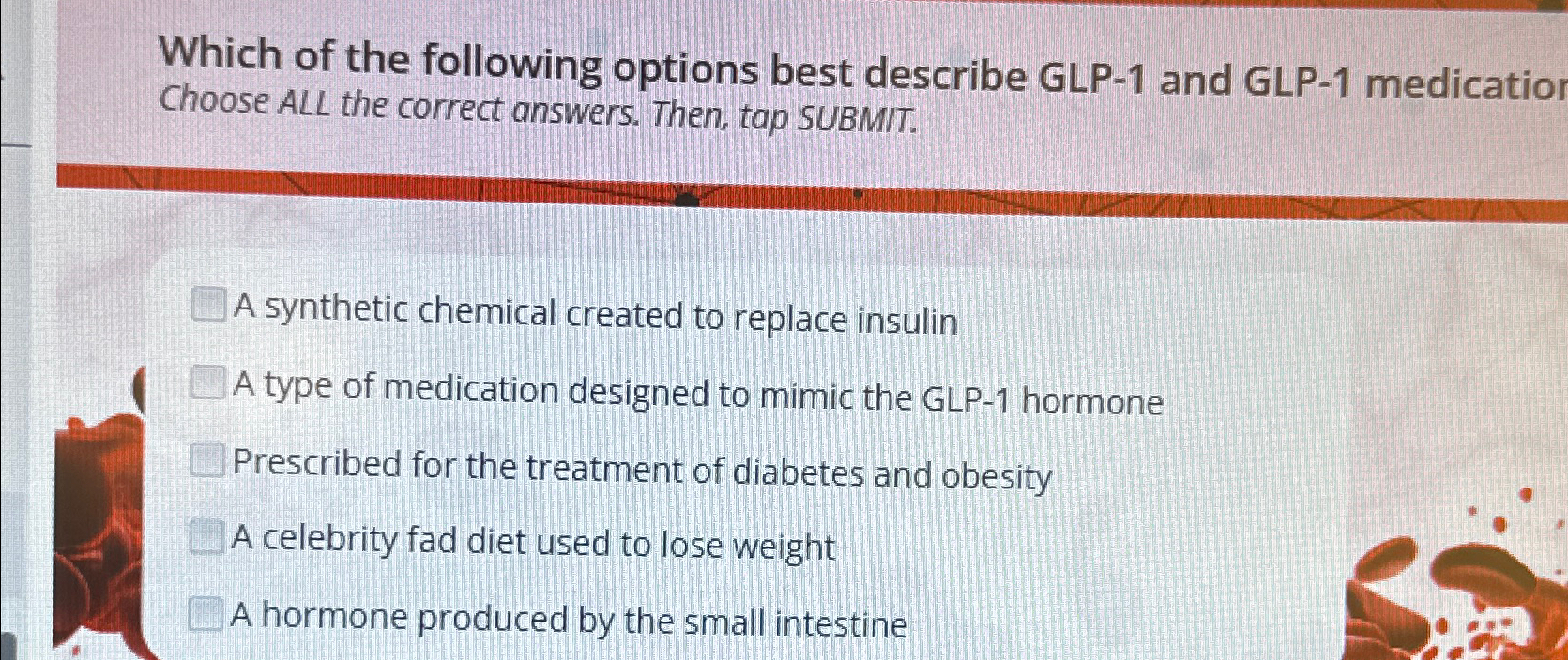 Solved Which of the following options best describe GLP-1 | Chegg.com