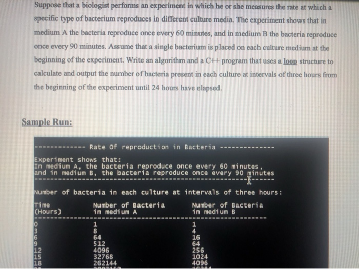 Solved Suppose that a biologist performs an experiment in | Chegg.com