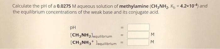 Solved Calculate the pH of a 0.207M aqueous solution of | Chegg.com