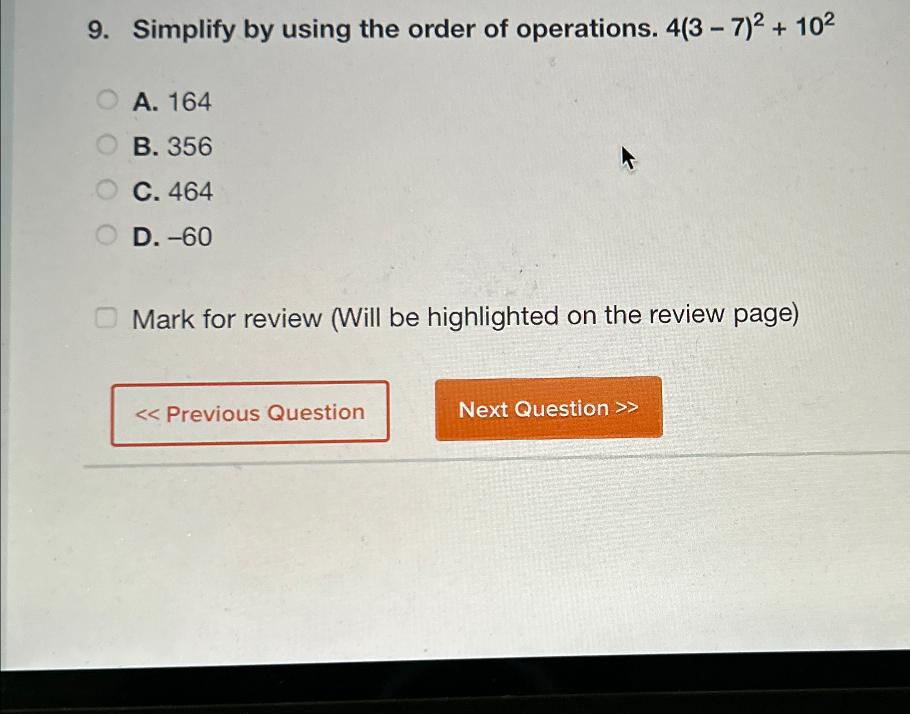 Solved Simplify by using the order of operations. | Chegg.com