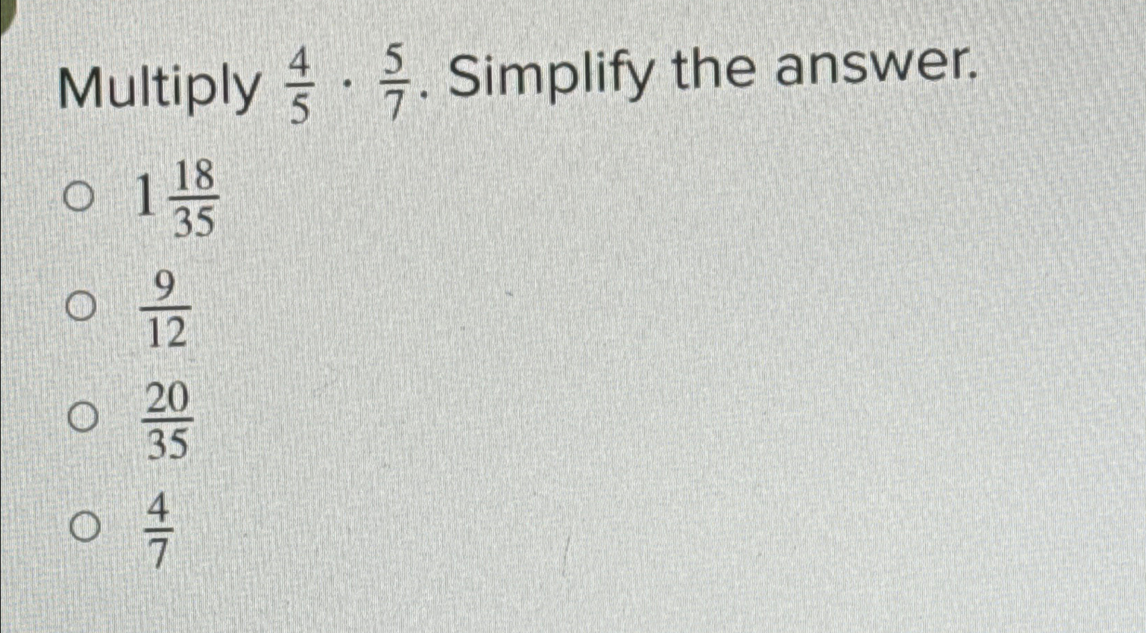 Solved Multiply 45*57. ﻿Simplify the answer.11835912203547 | Chegg.com