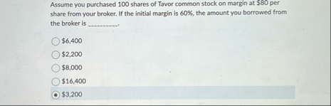 Solved Assume you purchased 100 ﻿shares of Tavor common | Chegg.com