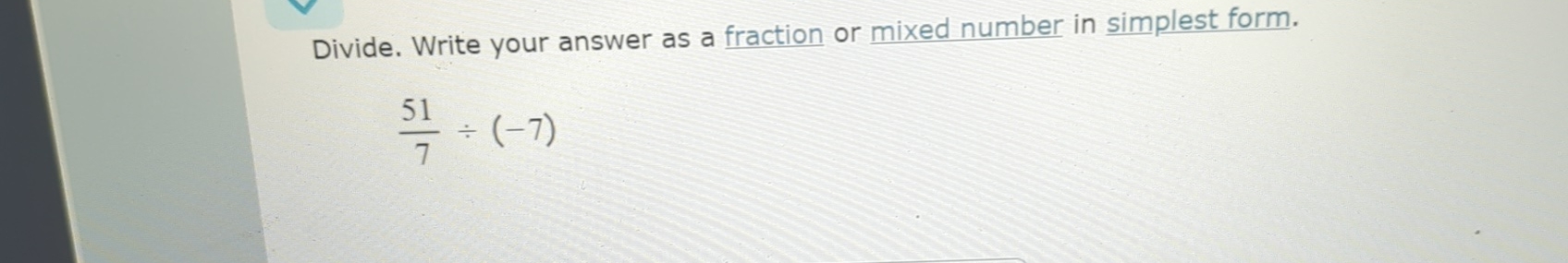 Solved Divide. Write your answer as a fraction or mixed | Chegg.com