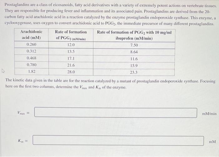 Solved need help finding Vmax and Km using the data given in | Chegg.com Solved need help finding Vmax and Km using the data given in | Chegg.com