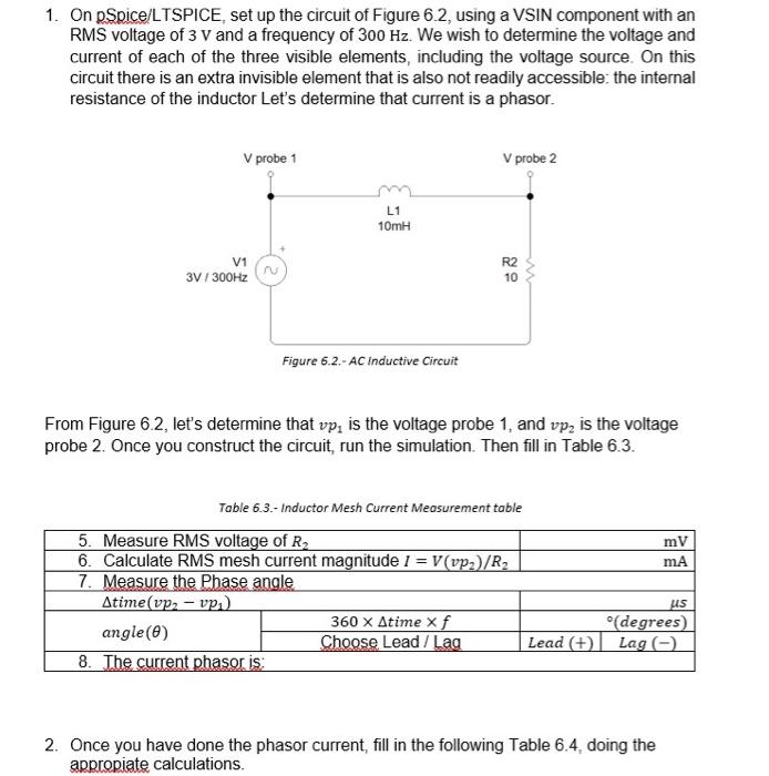 Solved 1. On Spice/LTSPICE, set up the circuit of Figure | Chegg.com