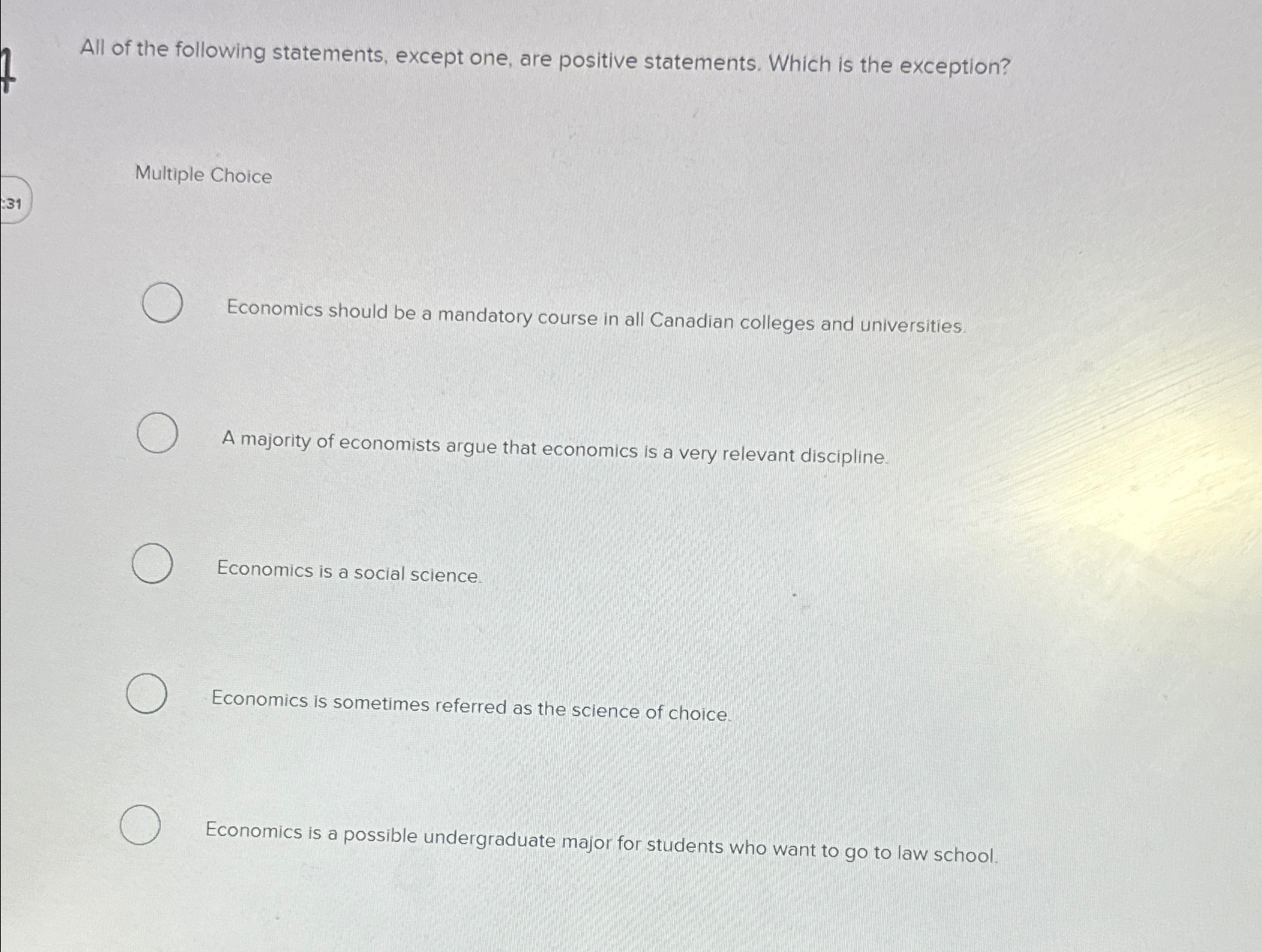 Solved All of the following statements, except one, are | Chegg.com