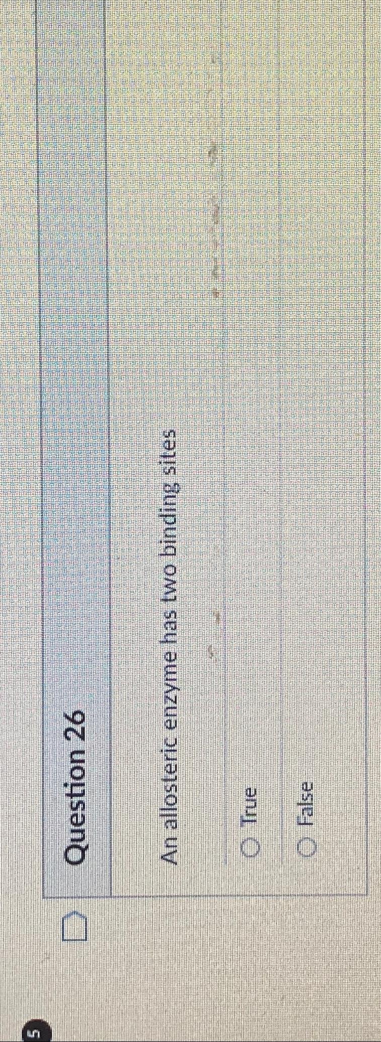 Solved Question 26An allosteric enzyme has two binding | Chegg.com