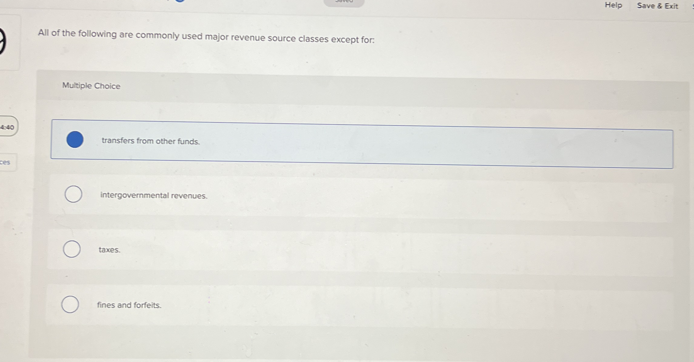 Solved All of the following are commonly used major revenue | Chegg.com