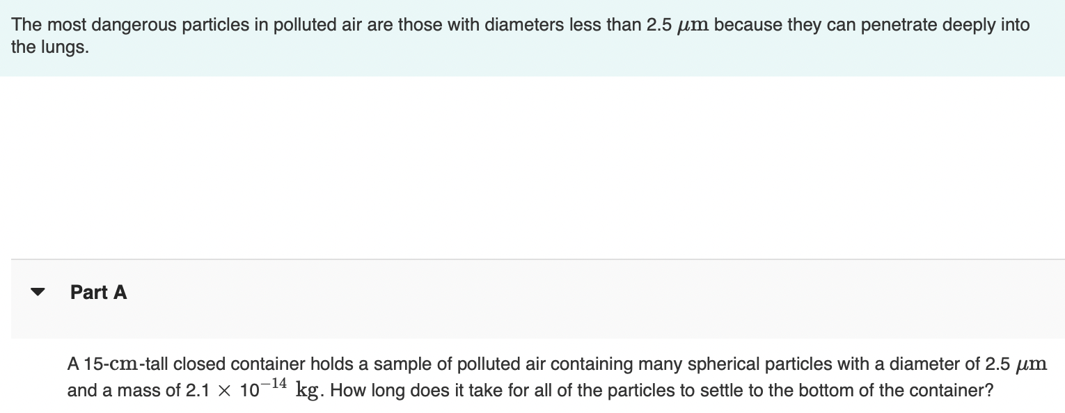 Solved A 15-cm-tall closed container holds a sample of | Chegg.com