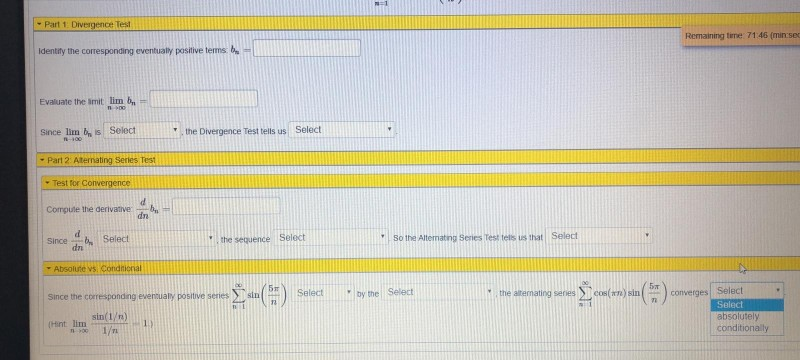 Solved 20 points, les we selles for convergence of | Chegg.com