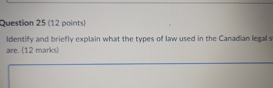 Solved Question 25 (12 ﻿points)Identify and briefly explain | Chegg.com