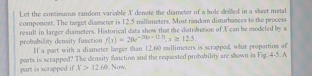 Solved Let the continuous random variable X denote the | Chegg.com