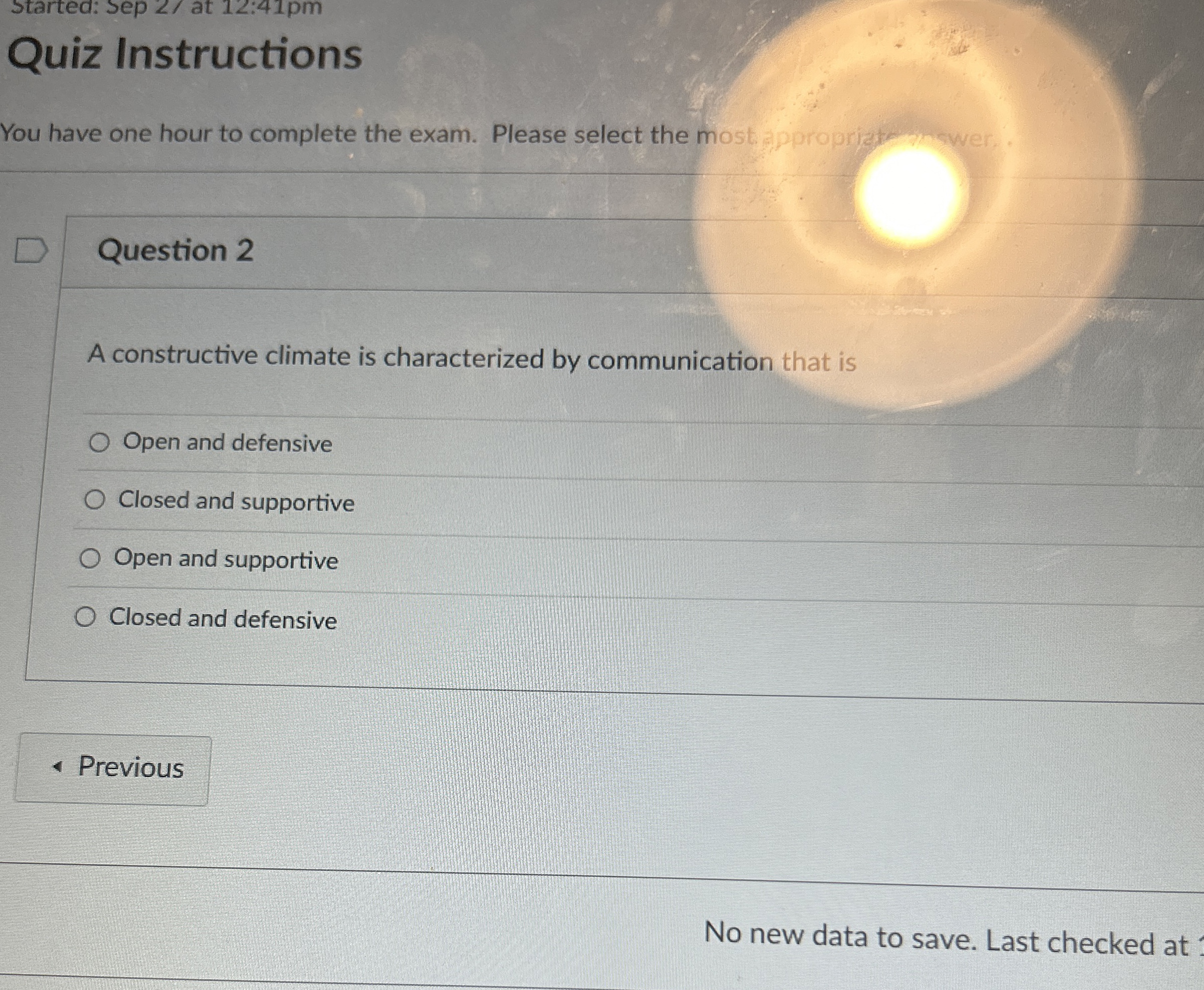Solved Question 2A constructive climate is characterized by | Chegg.com