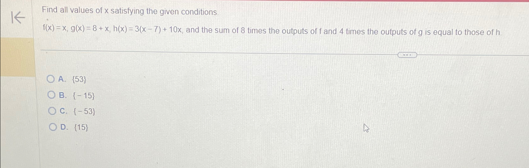Solved Find all values of x ﻿satisfying the given | Chegg.com