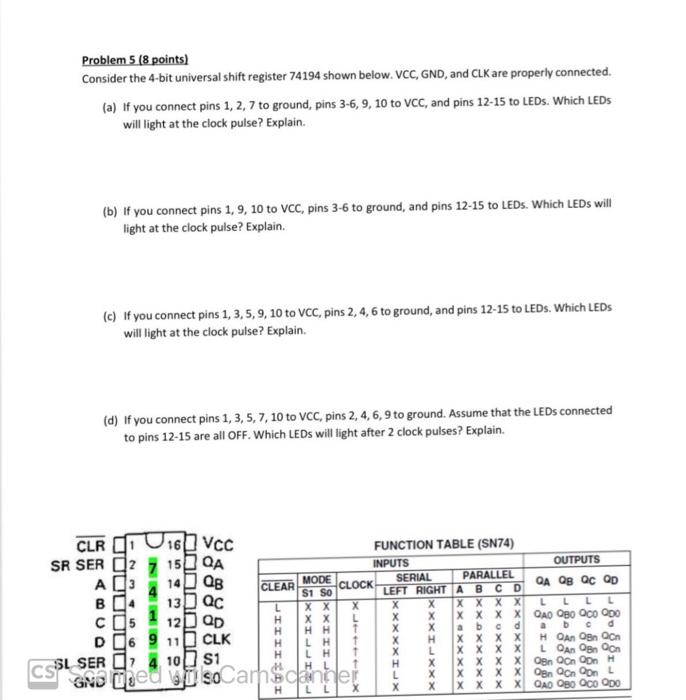 Solved '193. 'LS193 BINARY COUNTERS typical clear, load, and | Chegg.com