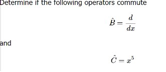 Solved Determine if the following operators | Chegg.com