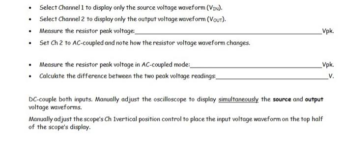 Part 5: AC Waveforms in a Diode Series Circuit: | Chegg.com