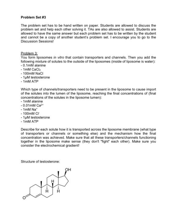 Solved Problem Set #3 The problem set has to be hand written | Chegg.com