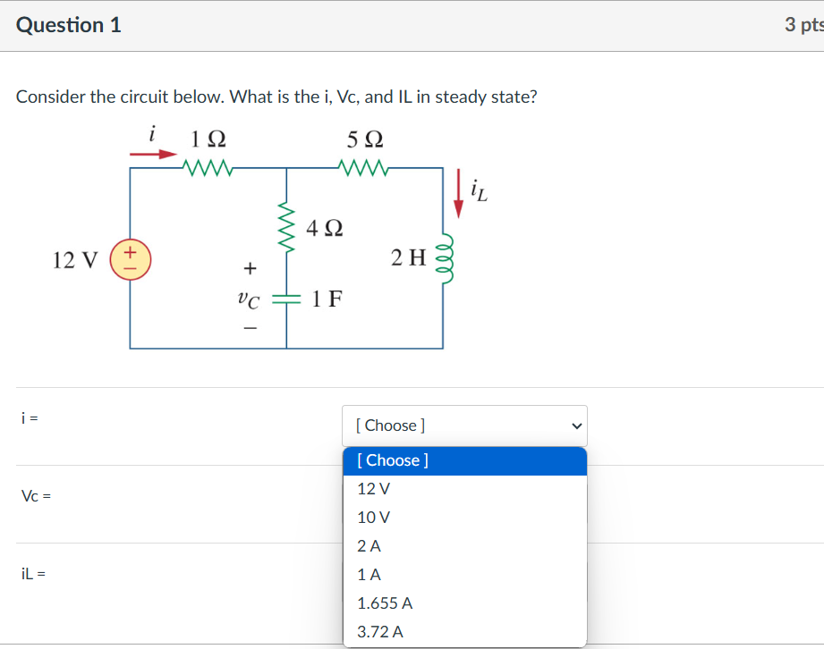Solved Question 1Consider the circuit below. What is the | Chegg.com