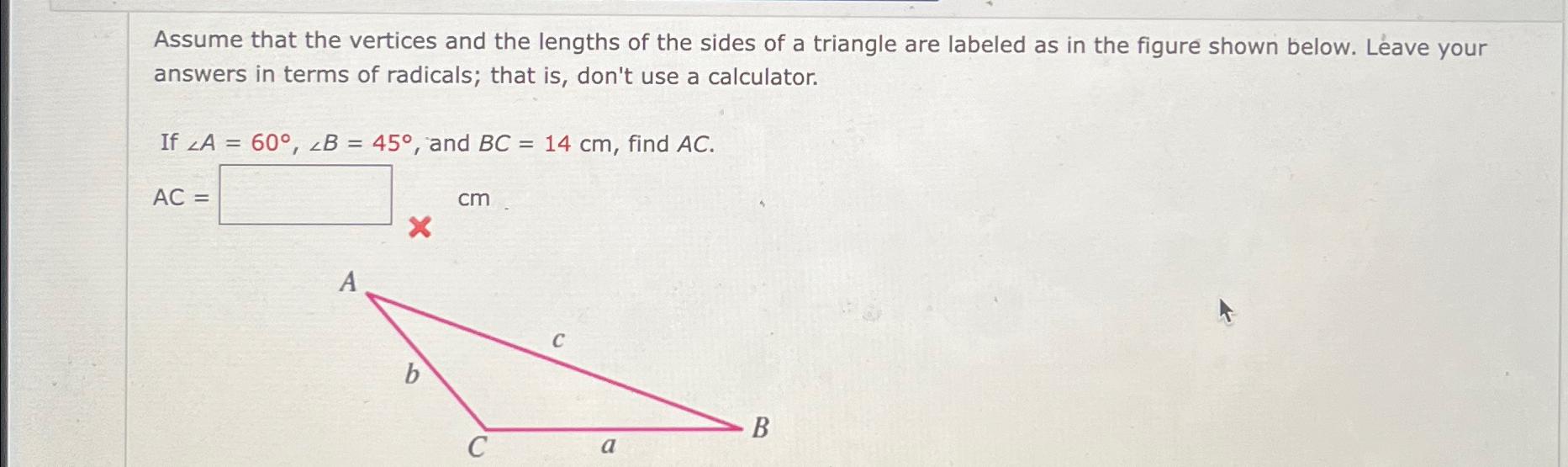 Solved Assume that the vertices and the lengths of the sides | Chegg.com