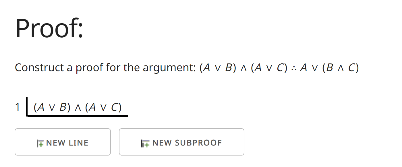 Solved Proof:Construct a proof for the argument: (A or B) | Chegg.com