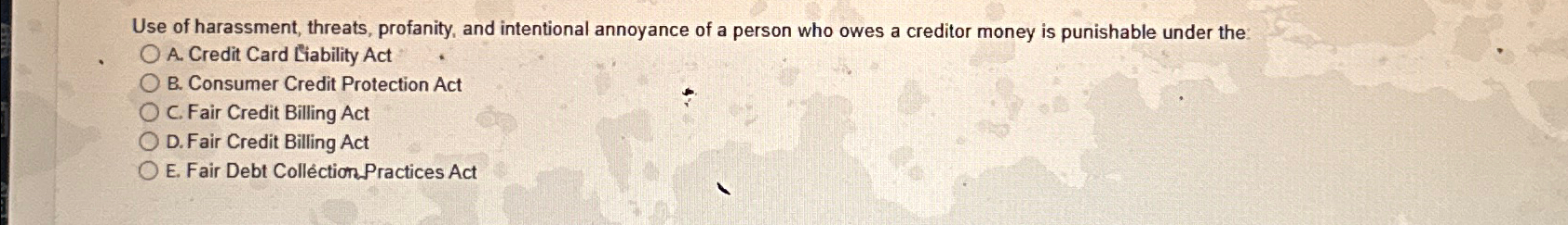 Solved Use of harassment, threats, profanity, and | Chegg.com