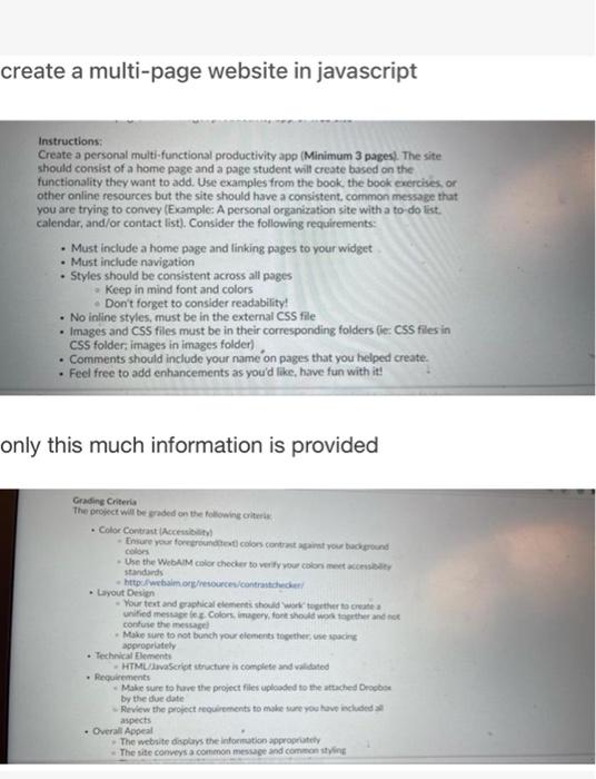 Solved It should be done using javascript html and cssand it | Chegg.com