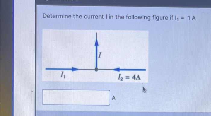 Solved Determine the current I in the following figure if | Chegg.com