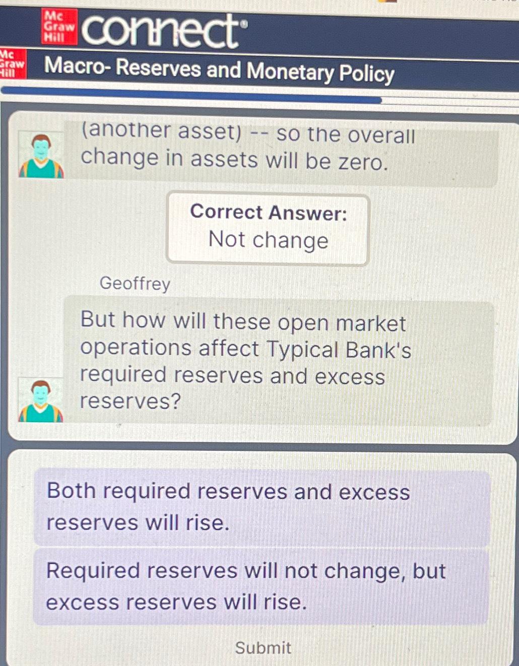 Solved Macro- ﻿Reserves and Monetary Policy(another | Chegg.com