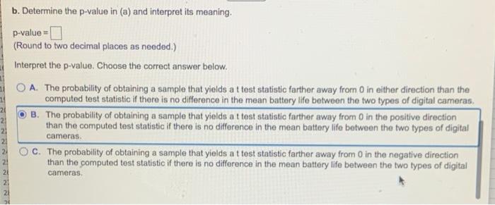 Solved One of the important features of a camera is the | Chegg.com