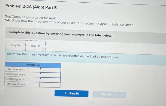 Solved Required information Problem 2-2A (Algo) Computing | Chegg.com