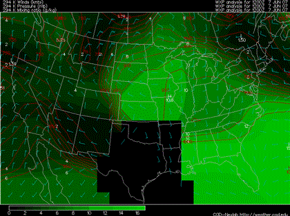 Solved Pressure level maps:200mb heights / wind speeds500mb | Chegg.com