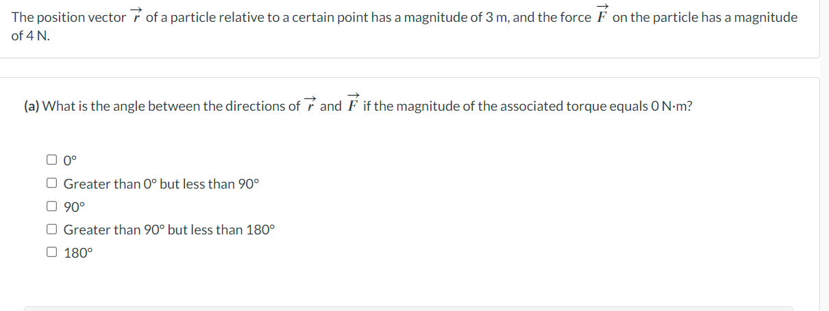 Solved The position vector vec(r) ﻿of a particle relative to | Chegg.com