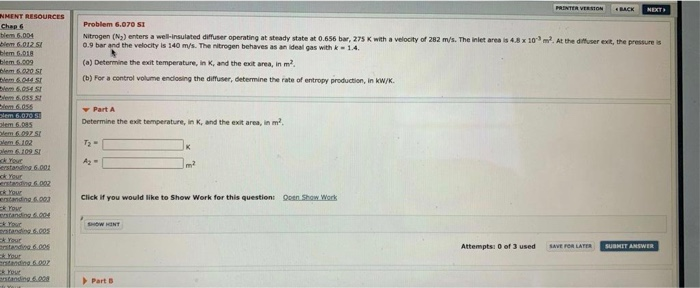 Solved PRINTER VERSION BACK NEXT NMENT RESOURCES Chap blem | Chegg.com