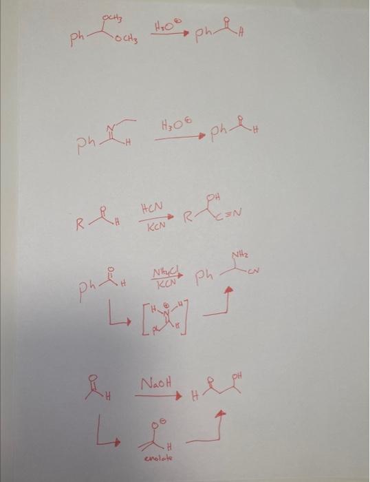 Solved Organic Chemistry: What are the mechanisms and | Chegg.com