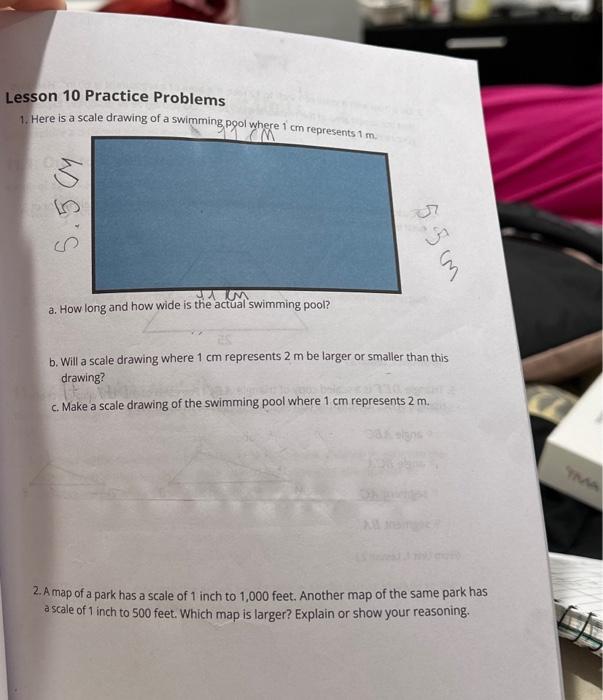 Solved Lesson 10 Practice Problems 1. Here is a scale | Chegg.com