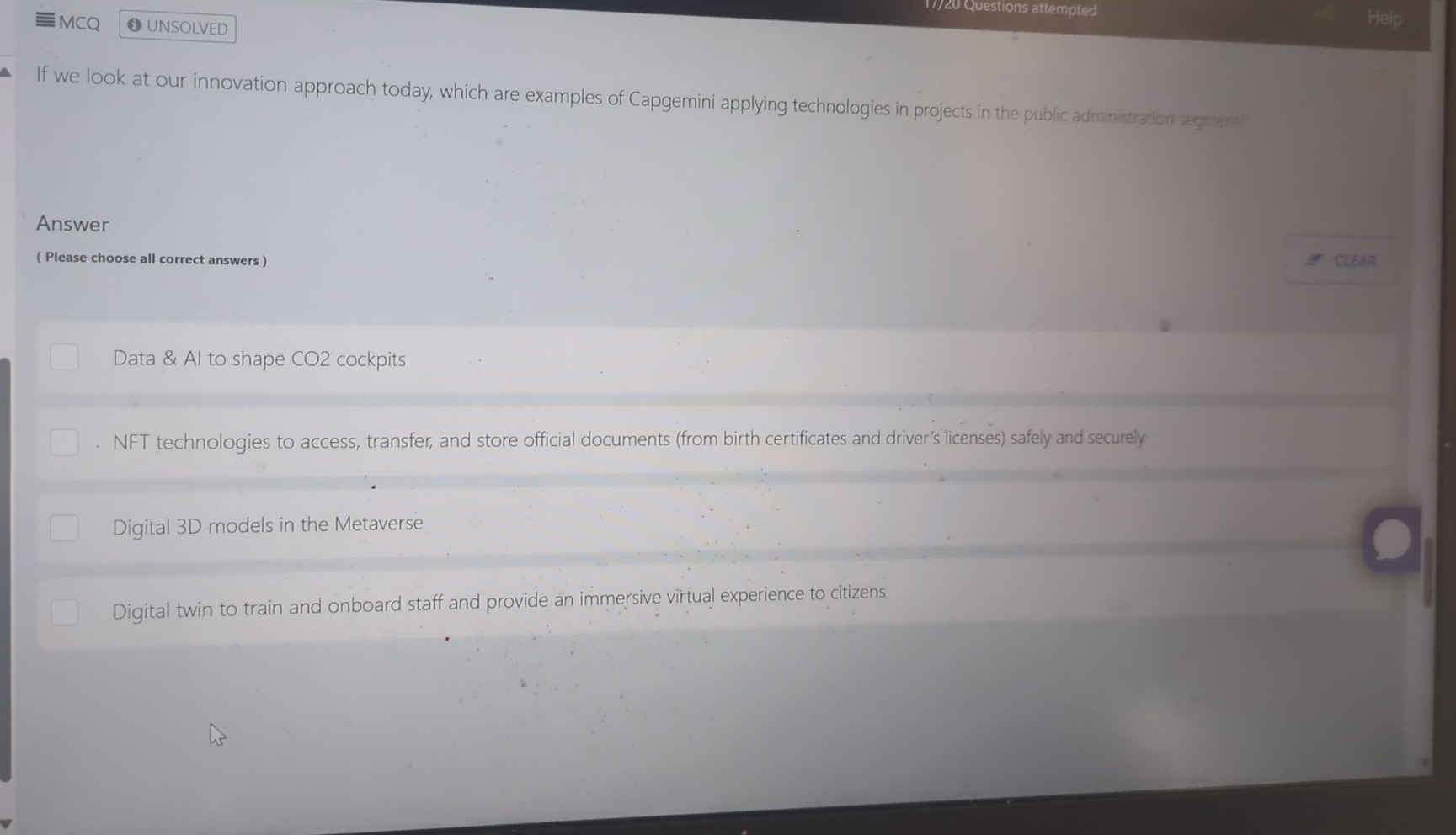 Solved MCQUNSOLVEDHelpIf we look at our innovation approach | Chegg.com