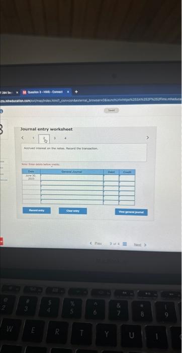 Journal entry worksheet Journal entry | Chegg.com